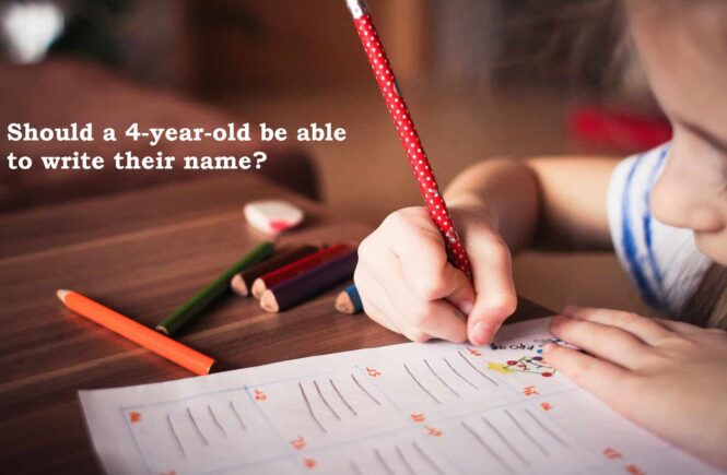 Should A 4 Year Old Write Their Name Education Momilove